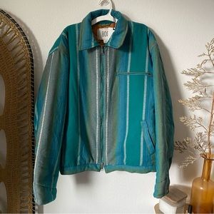 Urban Outfitters | Jackets & Coats | Uo Bdg Brushed Stripe Work Jacket ...